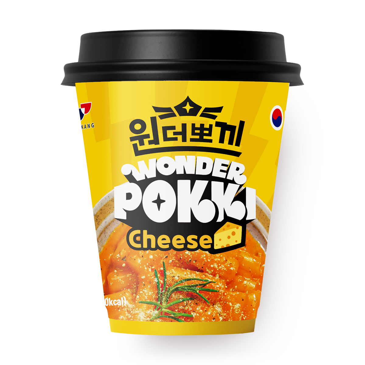 Токпокки быстрого приготовления HOKANG Wonderpokki, с сырным соусом, 120 г