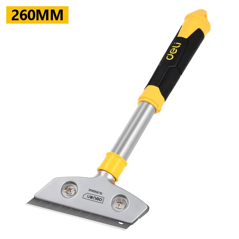 Скребок-нож для удаления обоев и краски Deli 18mmx260mm