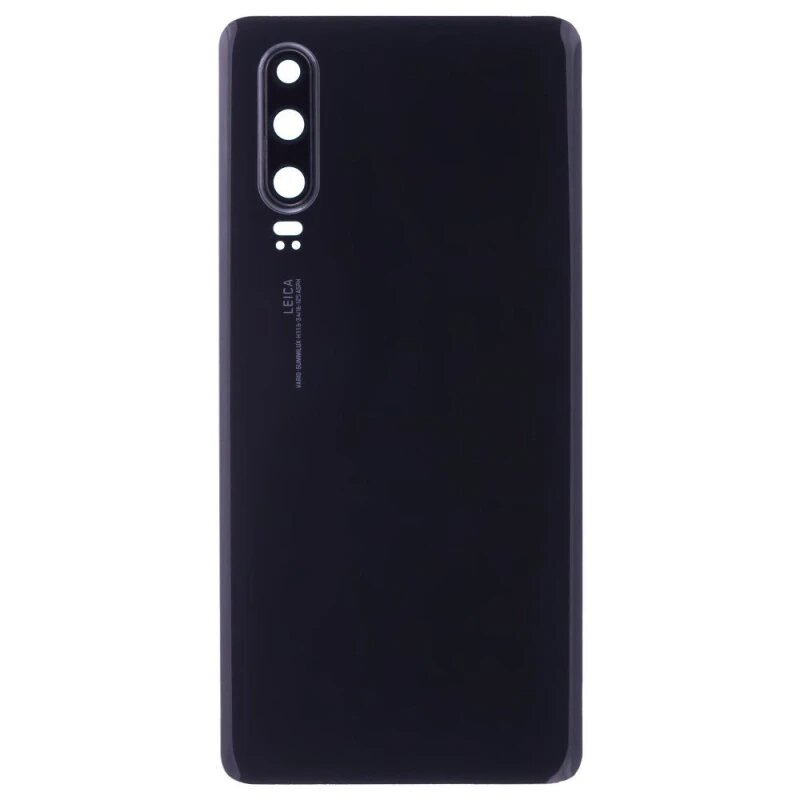 Задняя крышка для Huawei P30 (ELE-L29) (черный) (в сборе со стеклом камеры)