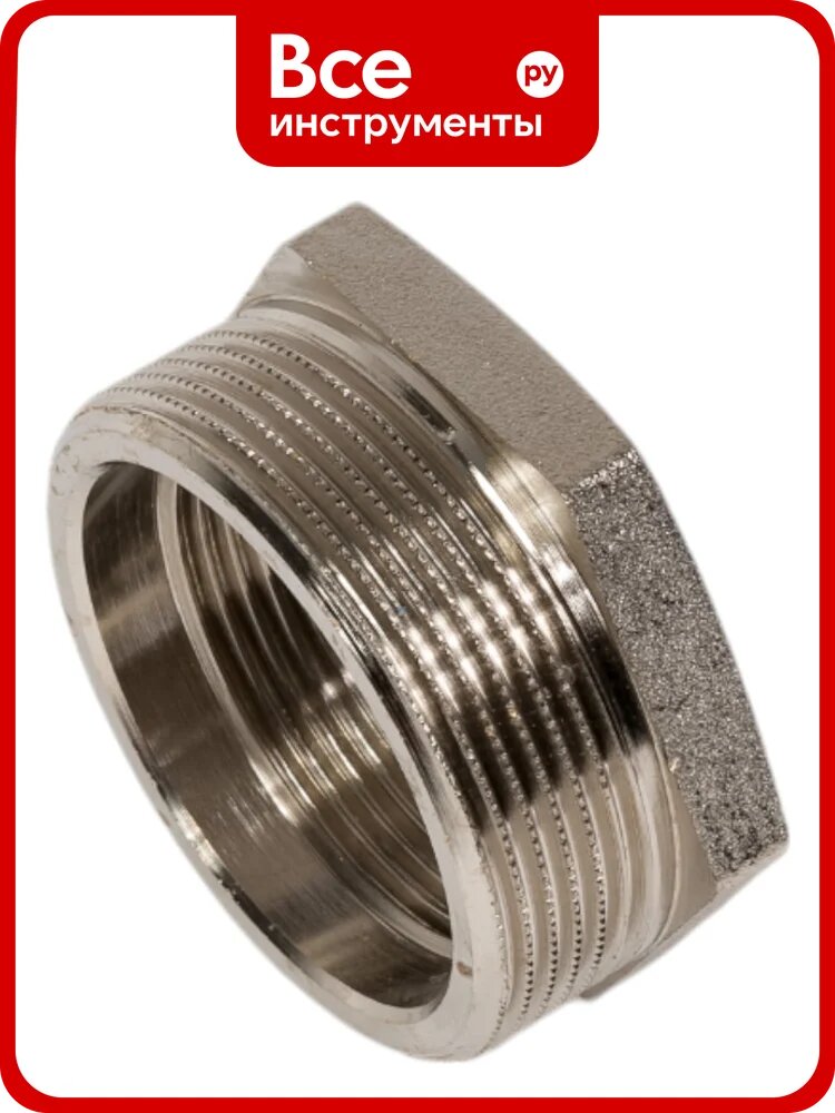 Никелированная футорка STOUT 2X1 1/2 SFT-0029-002112 RG008Q0RUJ321E
