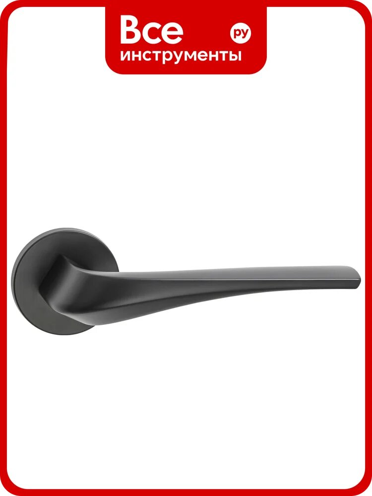 Дверная ручка PUERTO Соффиони, серия SLIM, черный INAL 547-06 slim B