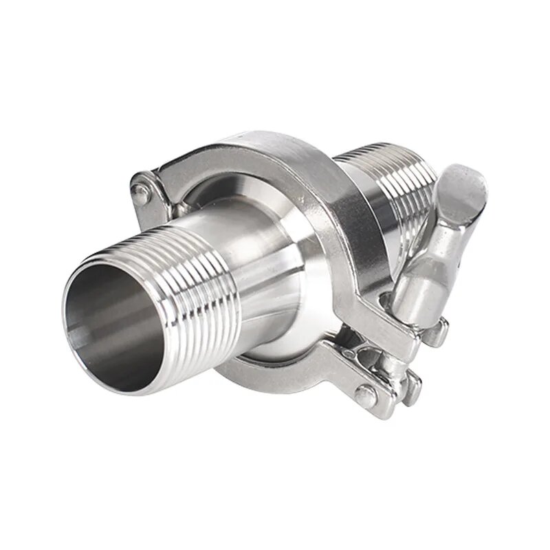 Тройной зажим из нержавеющей стали 1/8"-2" DN40--Clamp 64mm, External thread