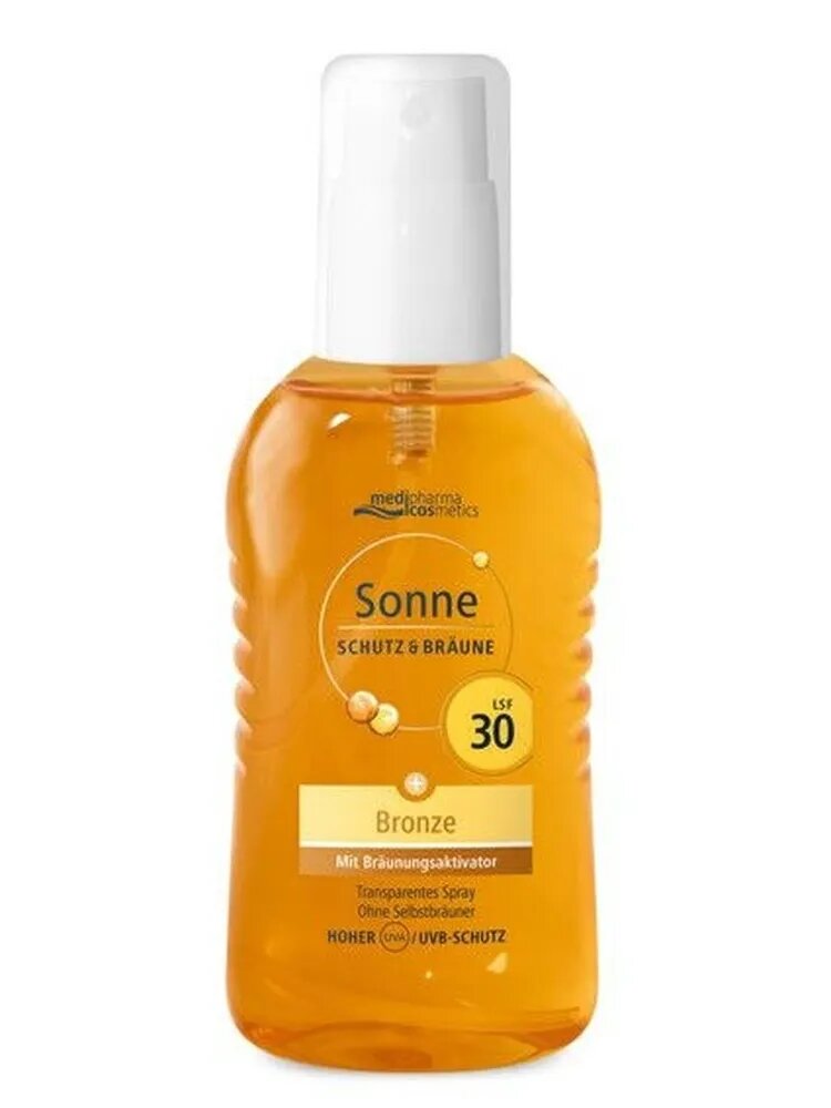 Medipharma Cosmetics Спрей с активацией загара Солнцезащитный Sonne SPF30, 200мл