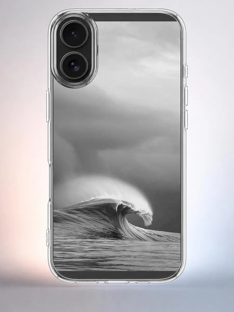Чехол iPhone 16 сёрф у пальм силиконовый