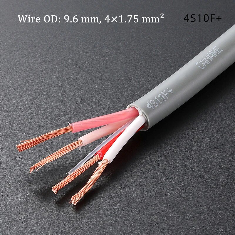 Кабель акустический 4S10F+ 4x1.75mm² 9.6mm