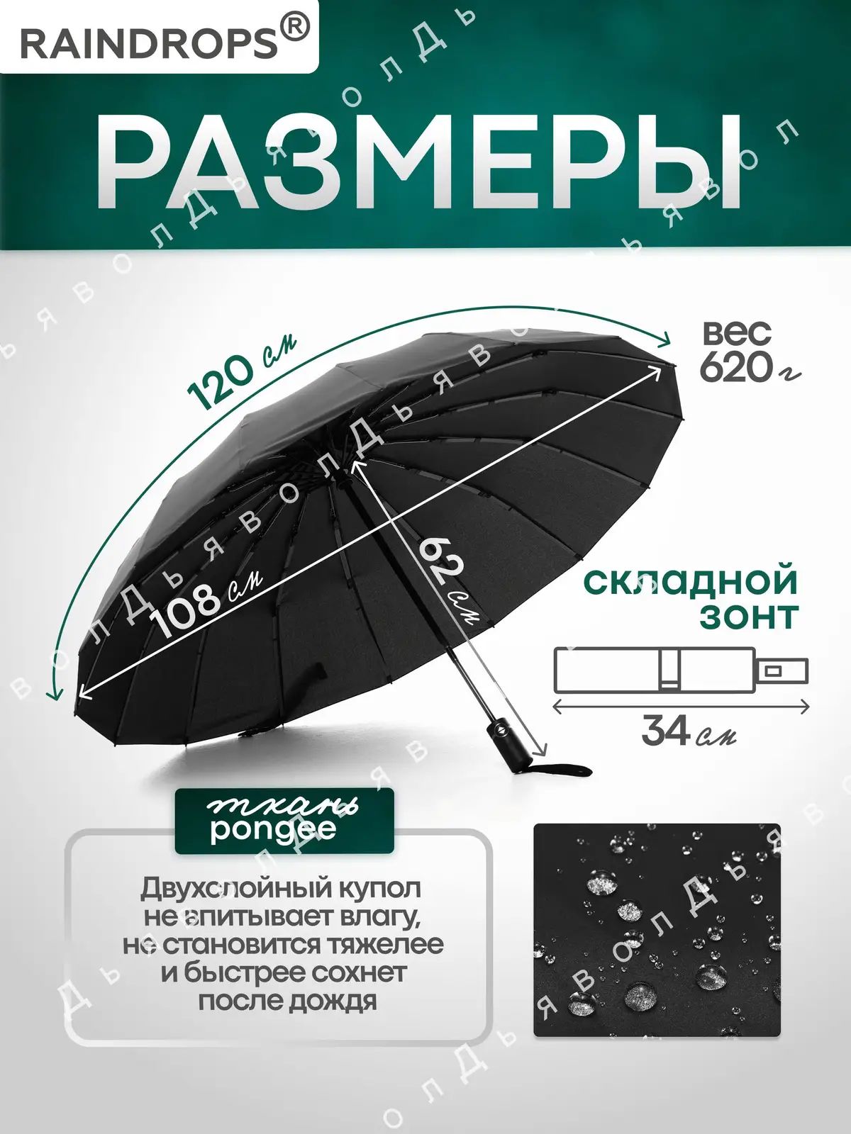 Зонт-трость