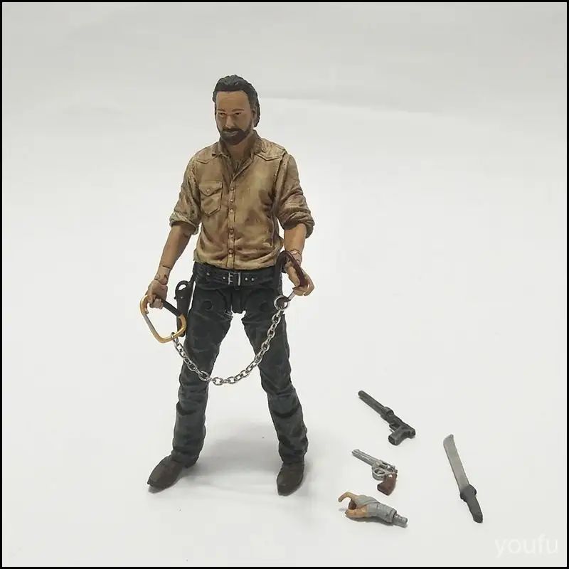 Коллекционная фигурка шерифа Рика Граймса, эксклюзивный McFarlane The Walking Dead