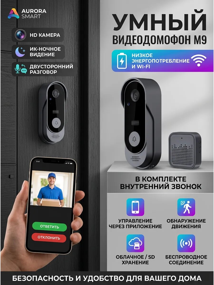 Звонок беспроводной дверной для квартиры