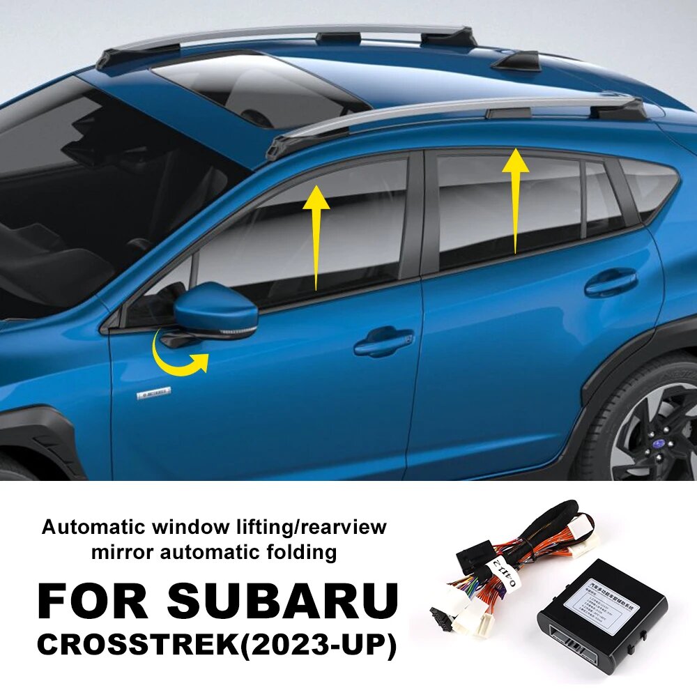 Контроллер для Subaru Crosstrek 2024 и Impreza 2024 (LHD/RHD) с автоматическим подъемом стекол и складыванием зеркал заднего вида (2-дверный)