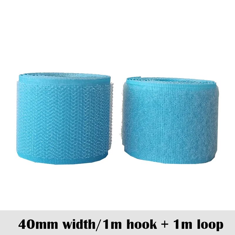 Липучка 40mm width небесно-голубая
