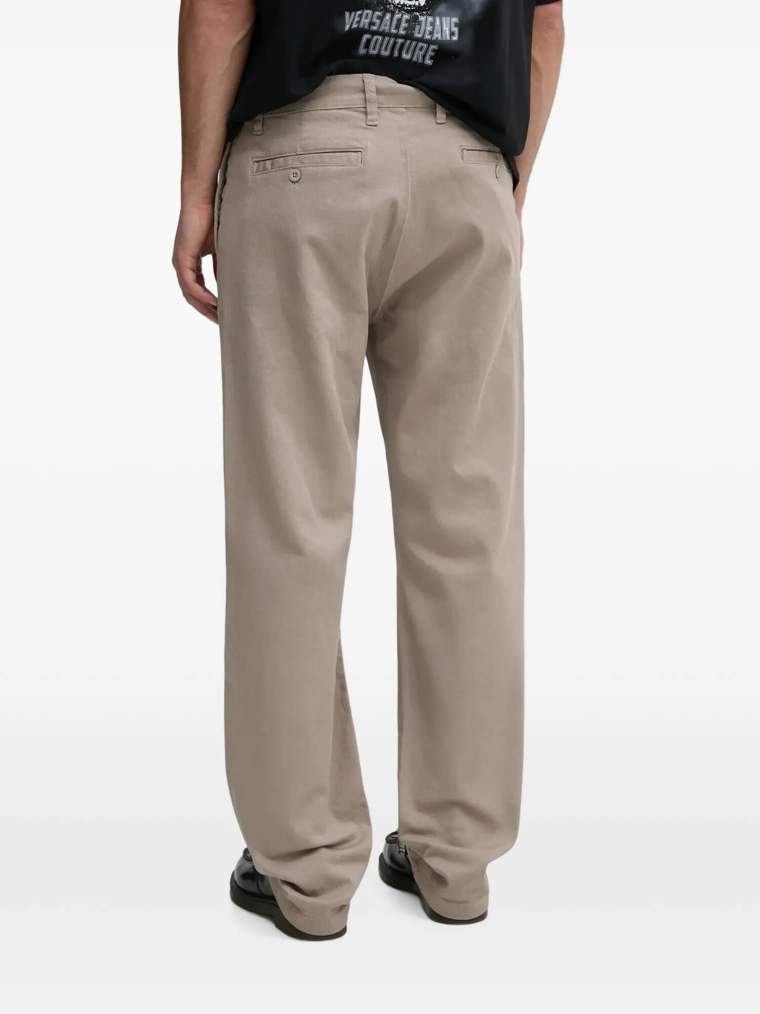 Брюки ALPHA INDUSTRIES Logo-patch straight-leg trousers, размер 32 — фото 1