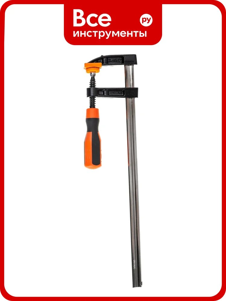 Струбцина BOHRER F-тип, 300x50мм, двухкомпонентная рукоятка 47530050