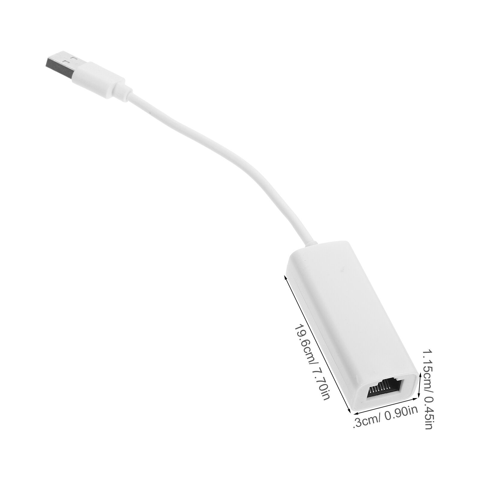 Ethernet Адаптер Сети USB 2.0 В RJ45 Карту Сетевого Оборудования Для Быстрой Сетевой Связи 19.60X2.30X1.15CM