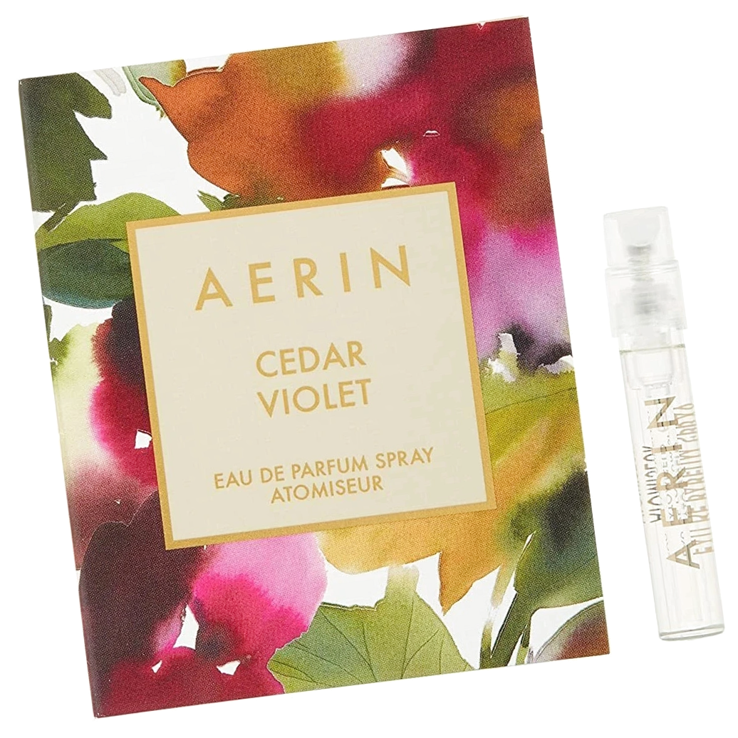 Парфюмерная вода Aerin Cedar Violet для женщин 1.5 мл сэмпл - Кедр и Фиалка миниатюра духов