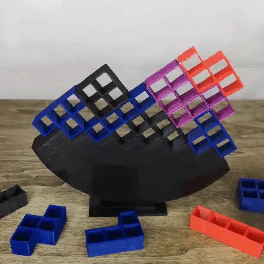 3D-пазл сборный в стиле Тетрис, PLA, 3D-печать, арт. PZ-PUZ-CC-140baeba0982