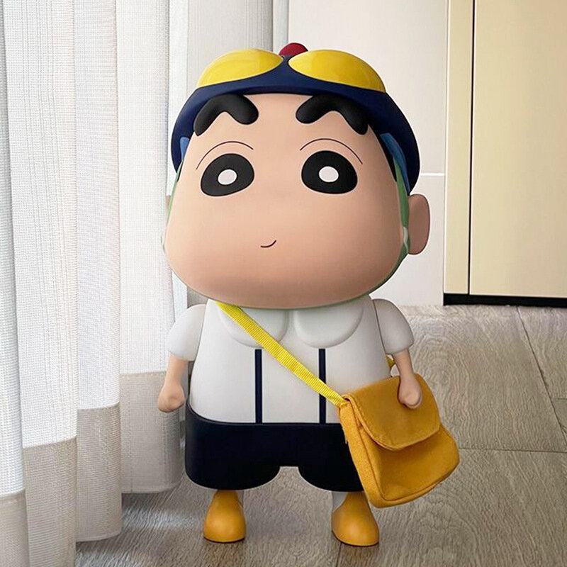 Ковбой Shin-chan Crayon Nohara Nobitosu Аниме Фигурка Модель Настольное Декоративное Изделие Цвет：Светящаяся Школьная