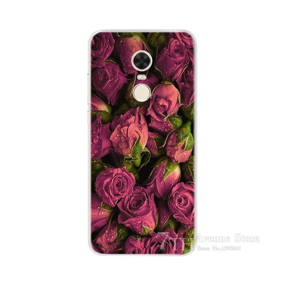 Чехол Xiaomi Redmi Note 4X фиолетовый силиконовый