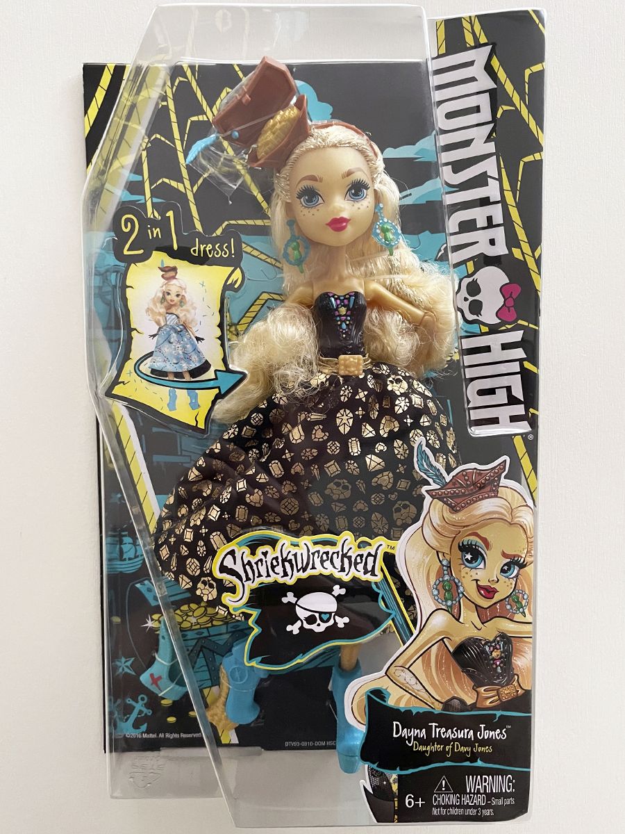 Коллекционная фигурка Monster High Дана Трежура Джонс Пиратская авантюра Монстер Хай Dayna Treasura Jones