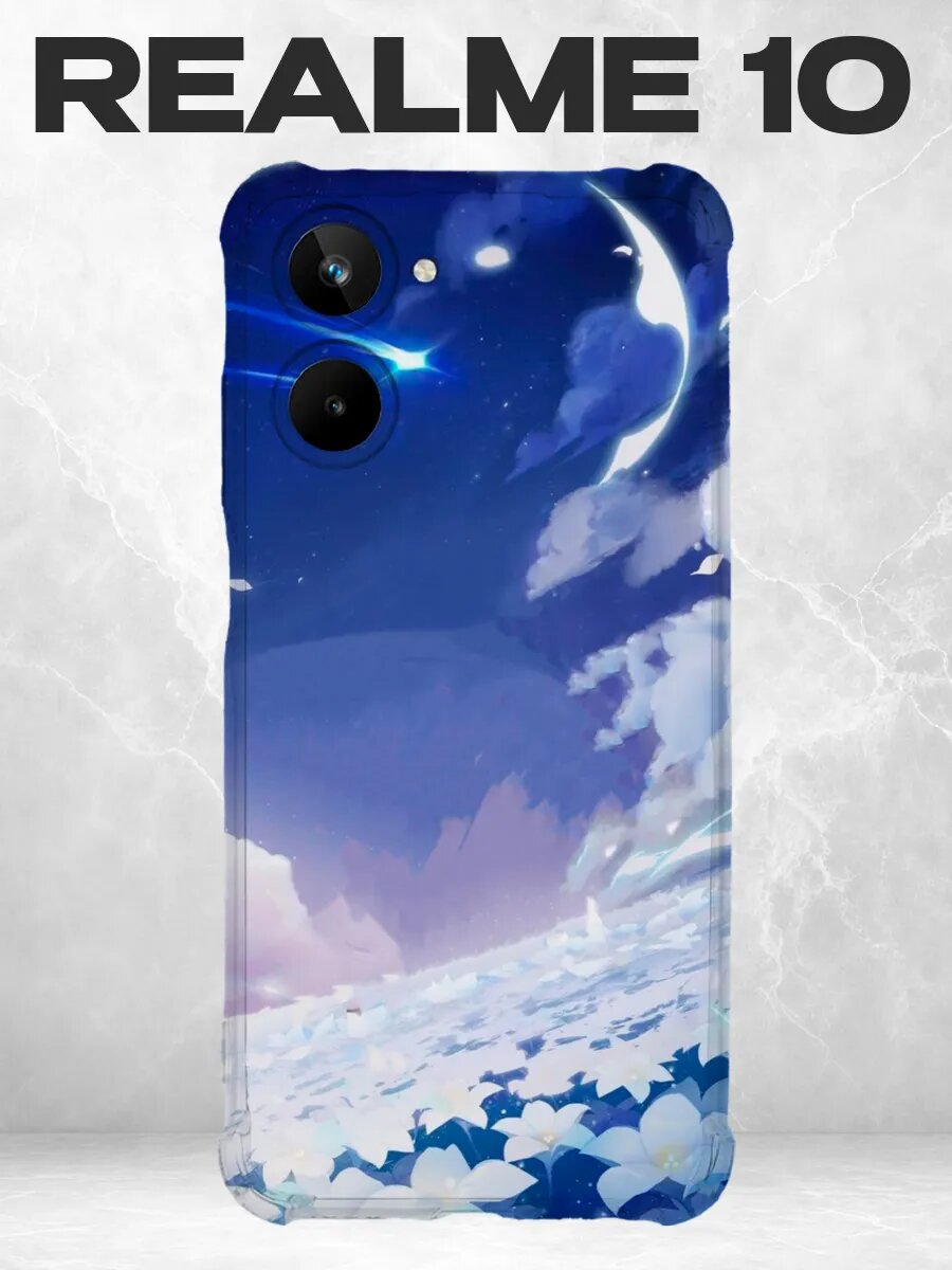 Чехол на Realme 10 игра Genshin Impact