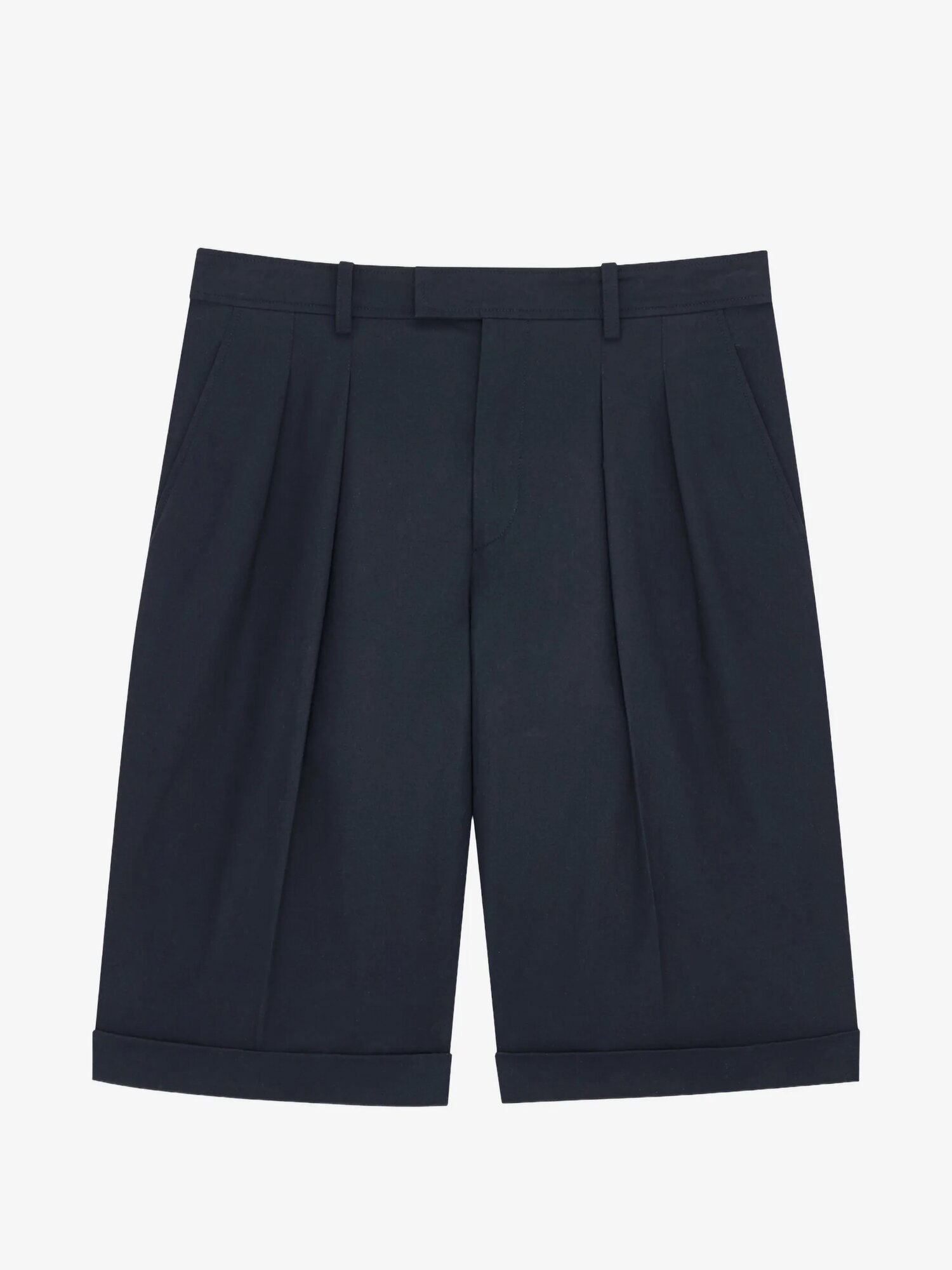 Шорты Yves Saint Laurent Pleated washed shorts