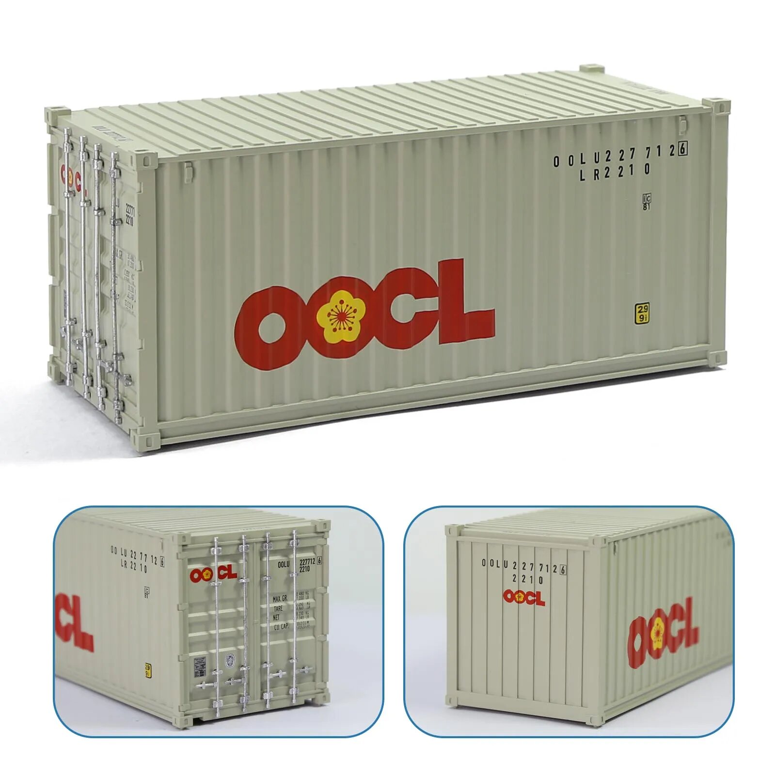 Контейнер 20 футов OOCL, масштаб O