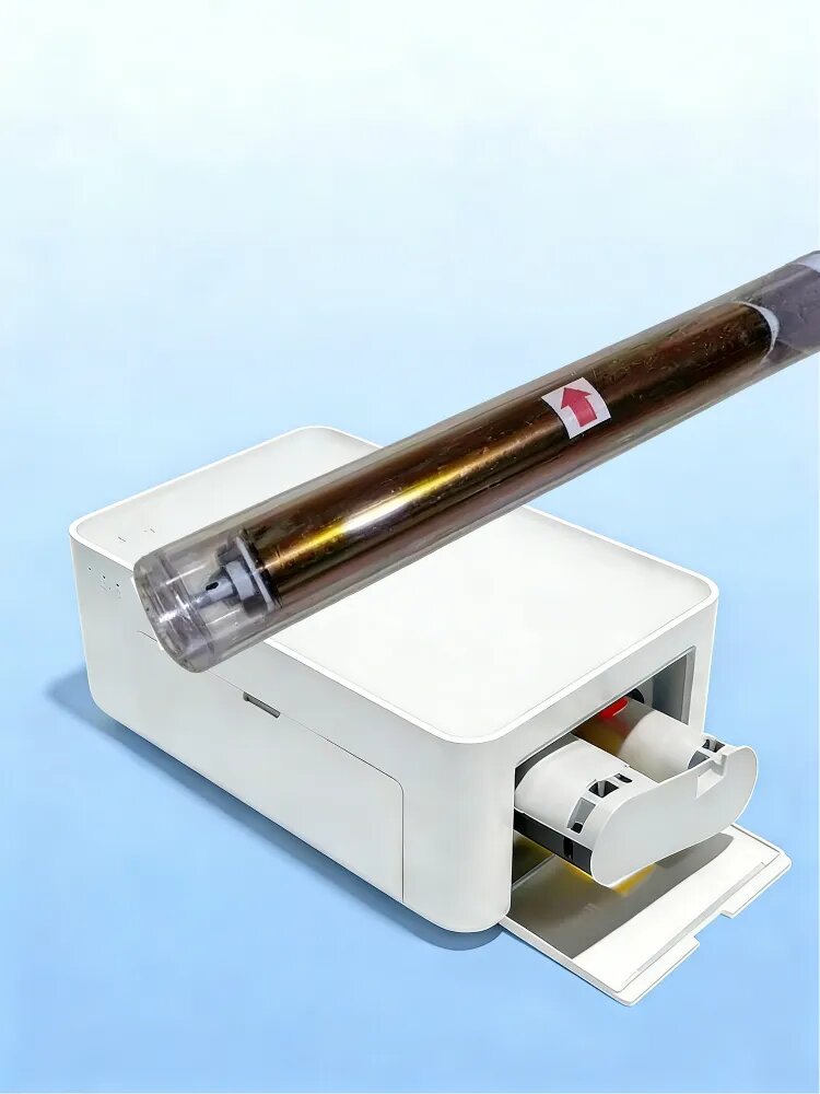 Expbad Мини-принтер Сменный риббон для фотопринтера Xiaomi Mi Home Photo Printer 1S, заправка картриджа (лента), 40/80 отпечатков термо, Цветной