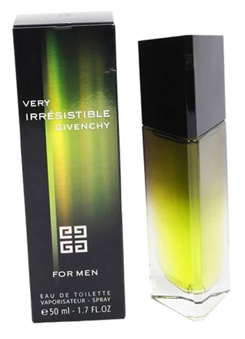 Туалетная вода Живанши Вери Иррезистибл мужская зеленые ноты 50 мл - Givenchy Very Irresistible For Men