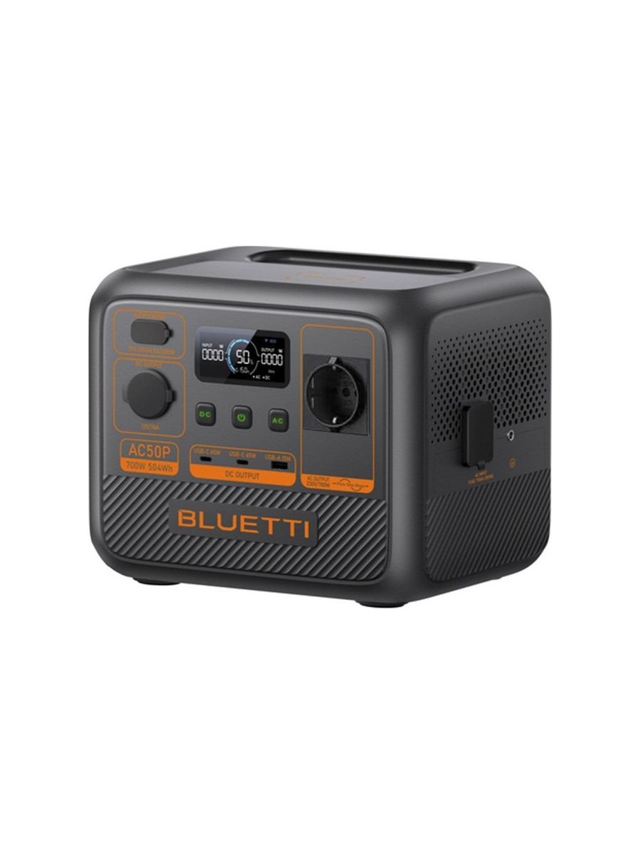 Зарядная станция Bluetti Premium 50 P-AC50P-EU-GY-BL-010 портативная (AC50P) Portable Power Station, 700W/504Wh, LiFePO4