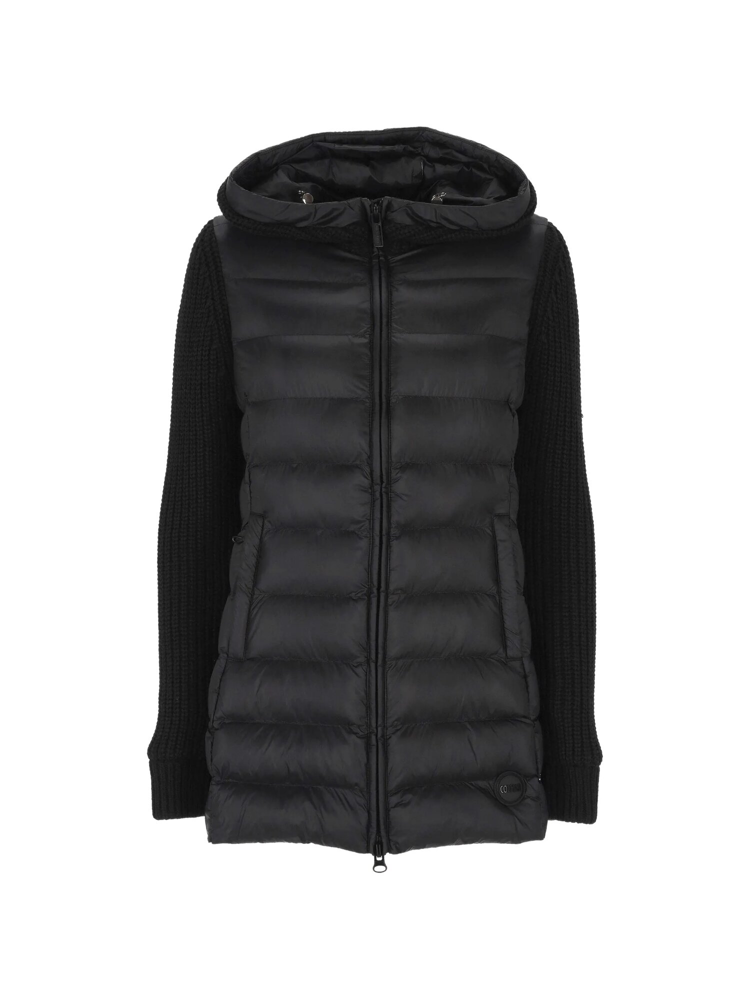 Куртка Quilted knit-sleeve jacket