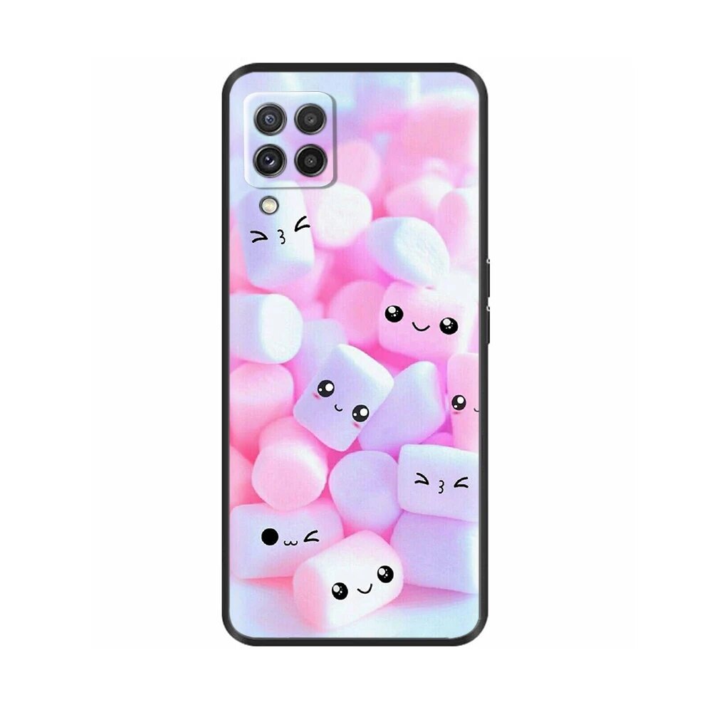 Чехол для Samsung Galaxy M22 M32 4G, задняя крышка телефона для Розовый, 01531, For Samsung M32 4G