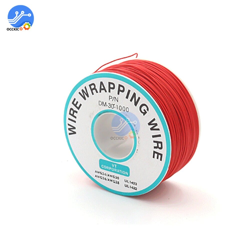 Провод для обмотки occkic 30AWG красный, 250 м