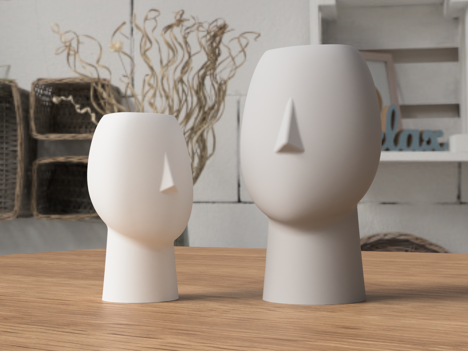 Ваза декоративная дизайнерская, 3D-печать, 3DOPRU арт. VASE-PR-721981