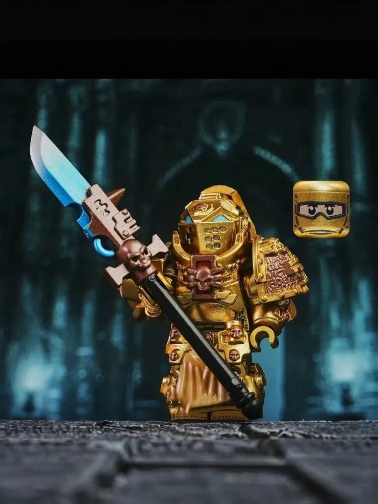 Фигурка Warhammer Grey Knights / минифигурки Вархаммер Серые Рыцари / фигурка космодесантника