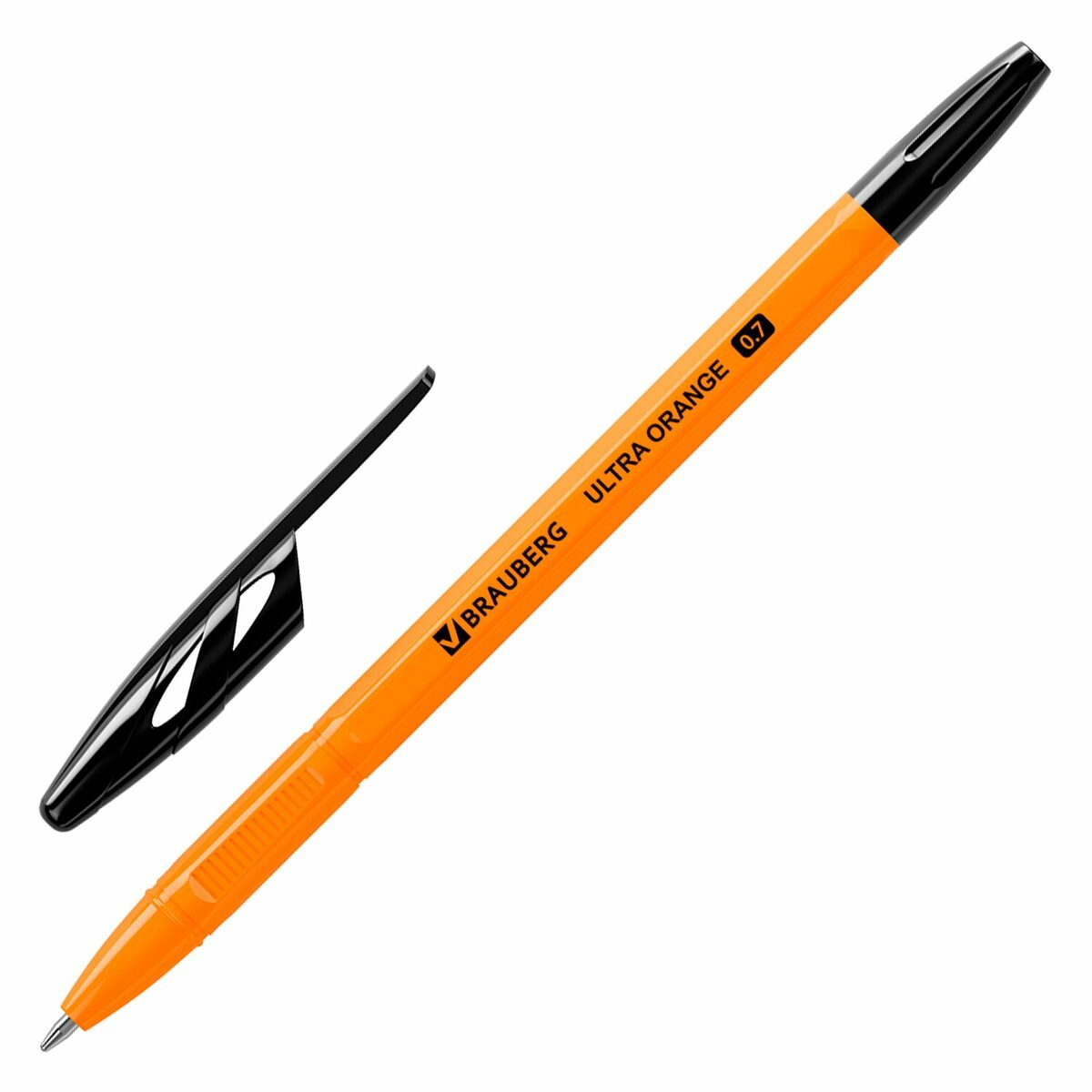Ручка шариковая Brauberg Ultra Orange (0.35мм, черная) (143563), 50шт.