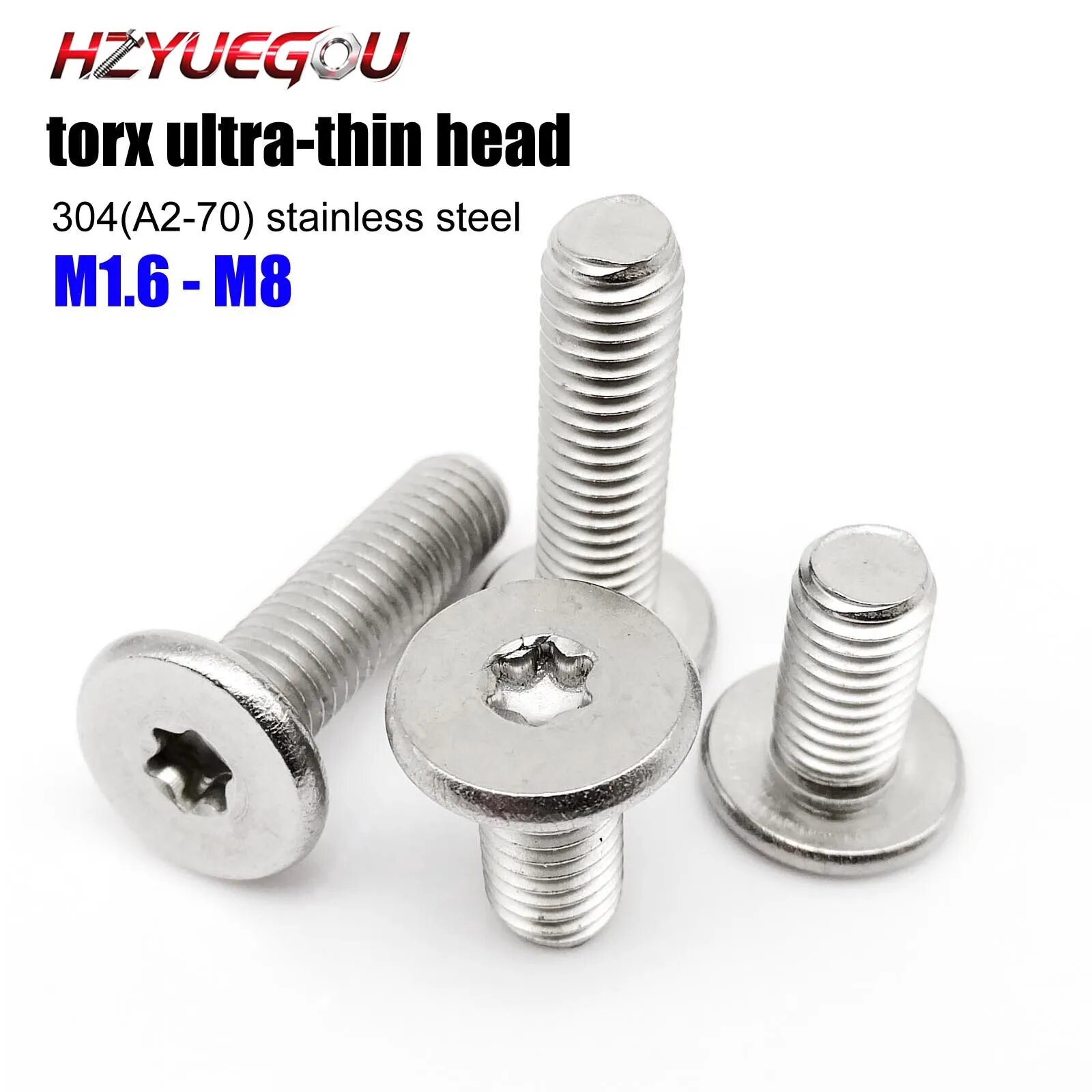 Шестигранные болты Torx M6 16mm 10шт
