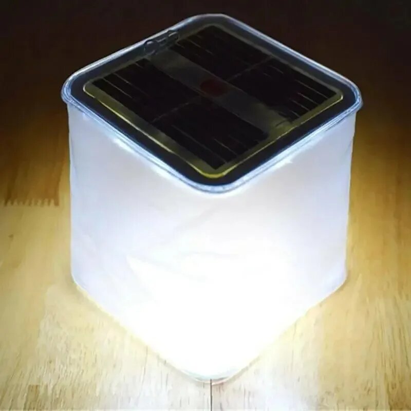 Надувной фонарь Solar Power белый