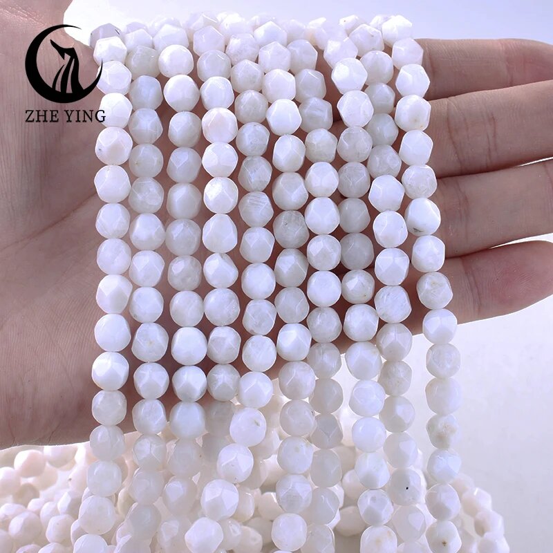 Бусины лунный камень 8 мм, ZHE YING, цвет 99. moonstone