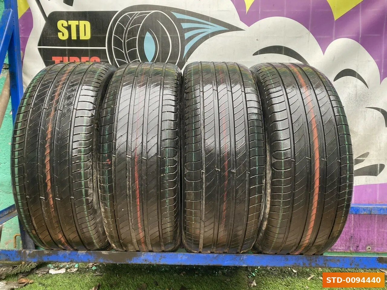 Комплект (4 шт) летних БУ шин Michelin Primacy 4 S1 225/55 R18 35% износ 8086894485