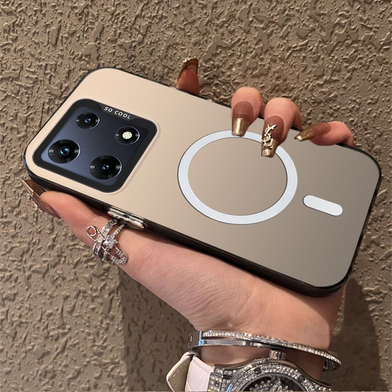 Чехол на infinix note 30 pro совместимый с MagSafe, Жесткая оболочка противоударный чехол противоударный чехол для дома, работы, учебы и путешествий CYBSWX01