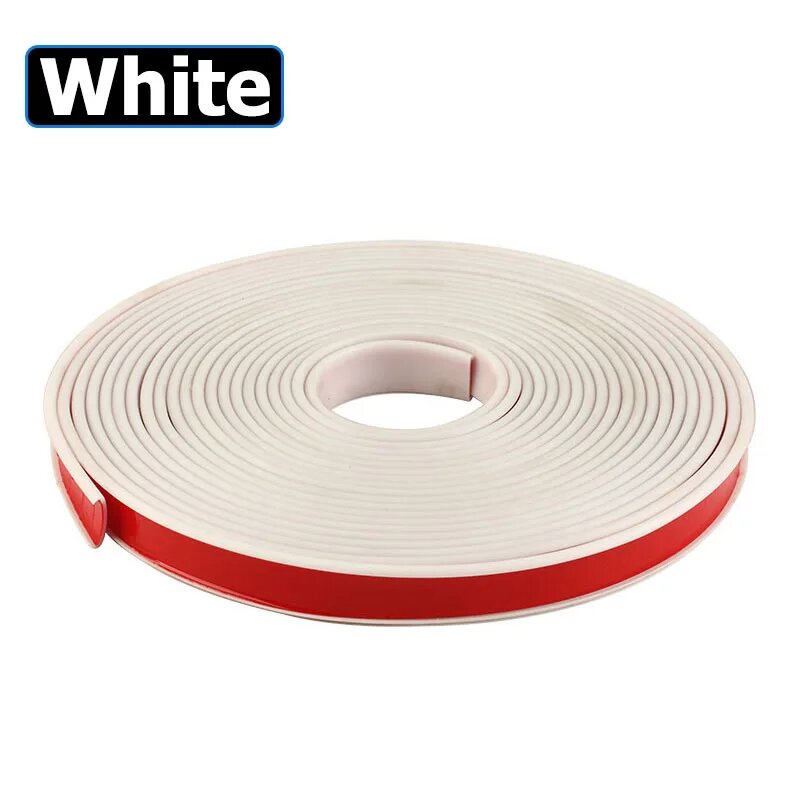 Самоклеящаяся У-образная кромка из ТПЭ 9-40 мм 16mm, White, 5 Meter