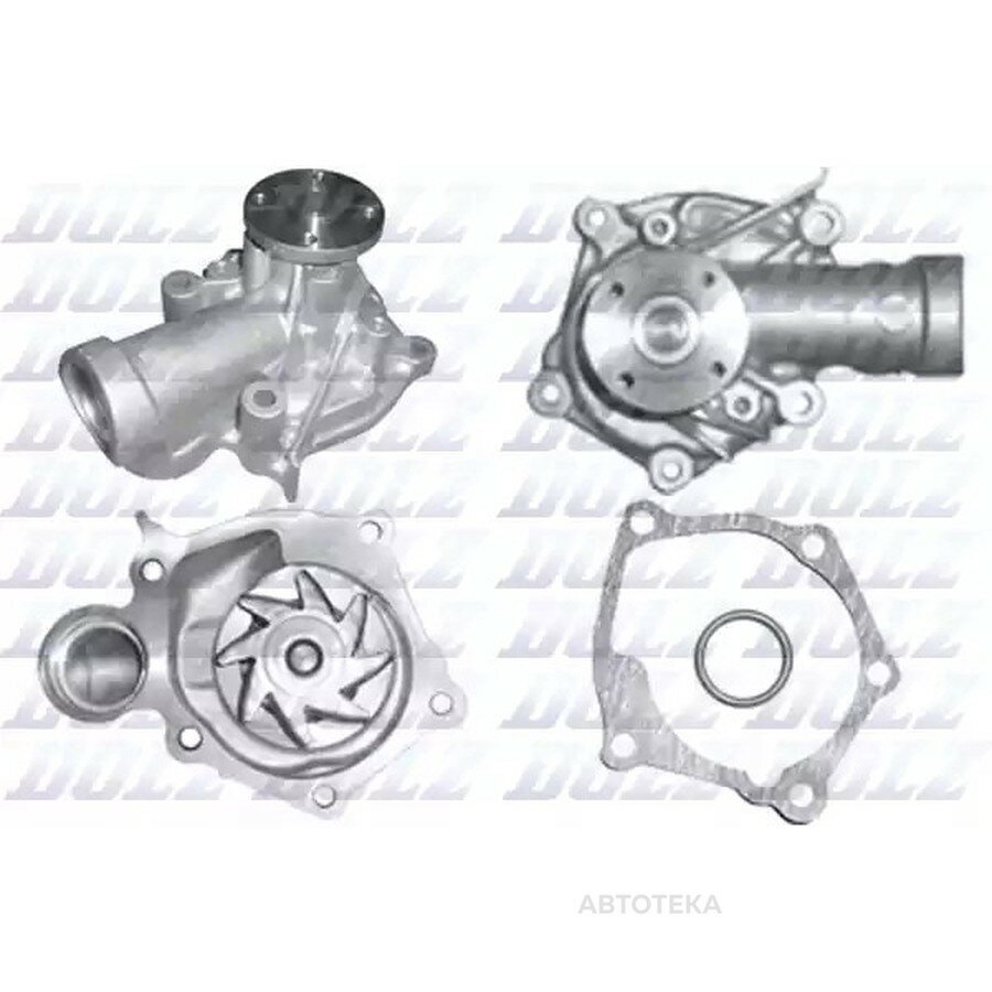 Водяная помпа DOLZ H233 MITSUBISHI Galant IX (DJ_A, DM1A) 03-12 Grandis (NA_W) 03-10 Lancer Evolution IX (CT9A) 04-07 Lancer IX (CS_A) 05-13 Outlander (CU_W) 03-08
