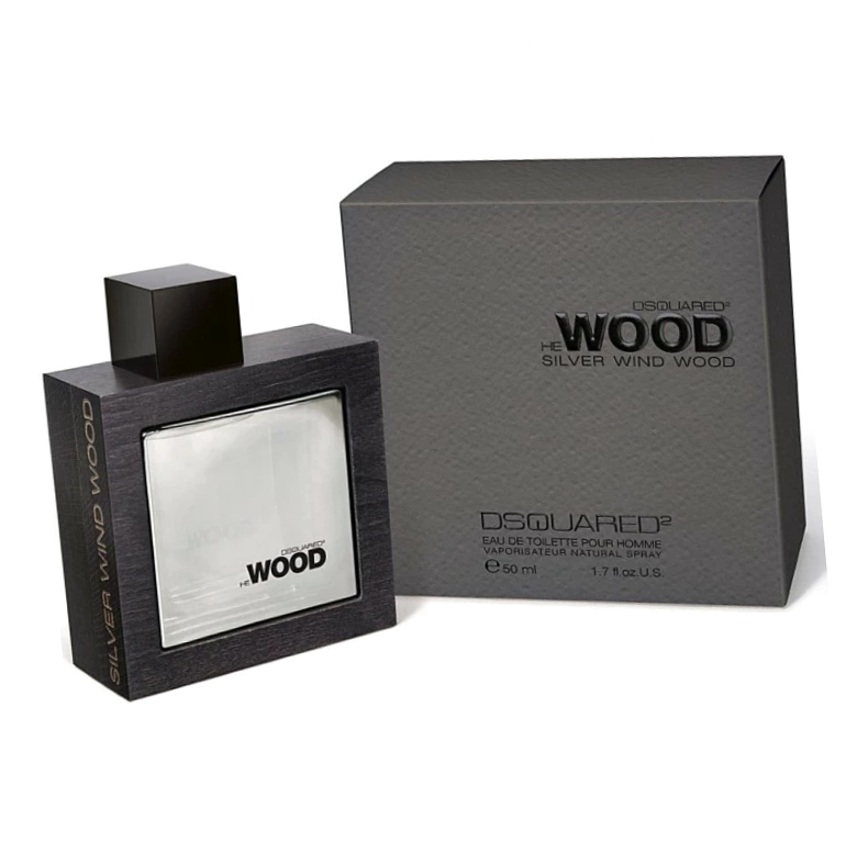 Дискваред 2 Хи Вуд Сильвер Винд Вуд для мужчин 50 мл, туалетная вода He Wood Silver Wind Wood