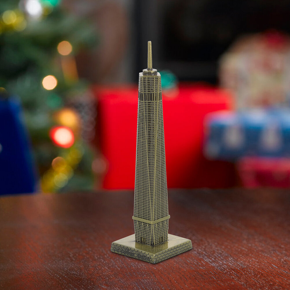Статуэтка Архитектурная Модель Свободы Нью-Йорк 16.00X4.00X4.00Cm Золотой