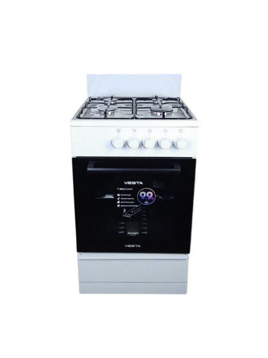 Плита газовая VGG 5021.1 Белая с VD