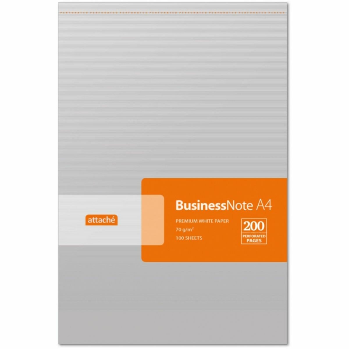 Блокнот 100л, А4 Attache, клетка, на склейке, микроперфорация