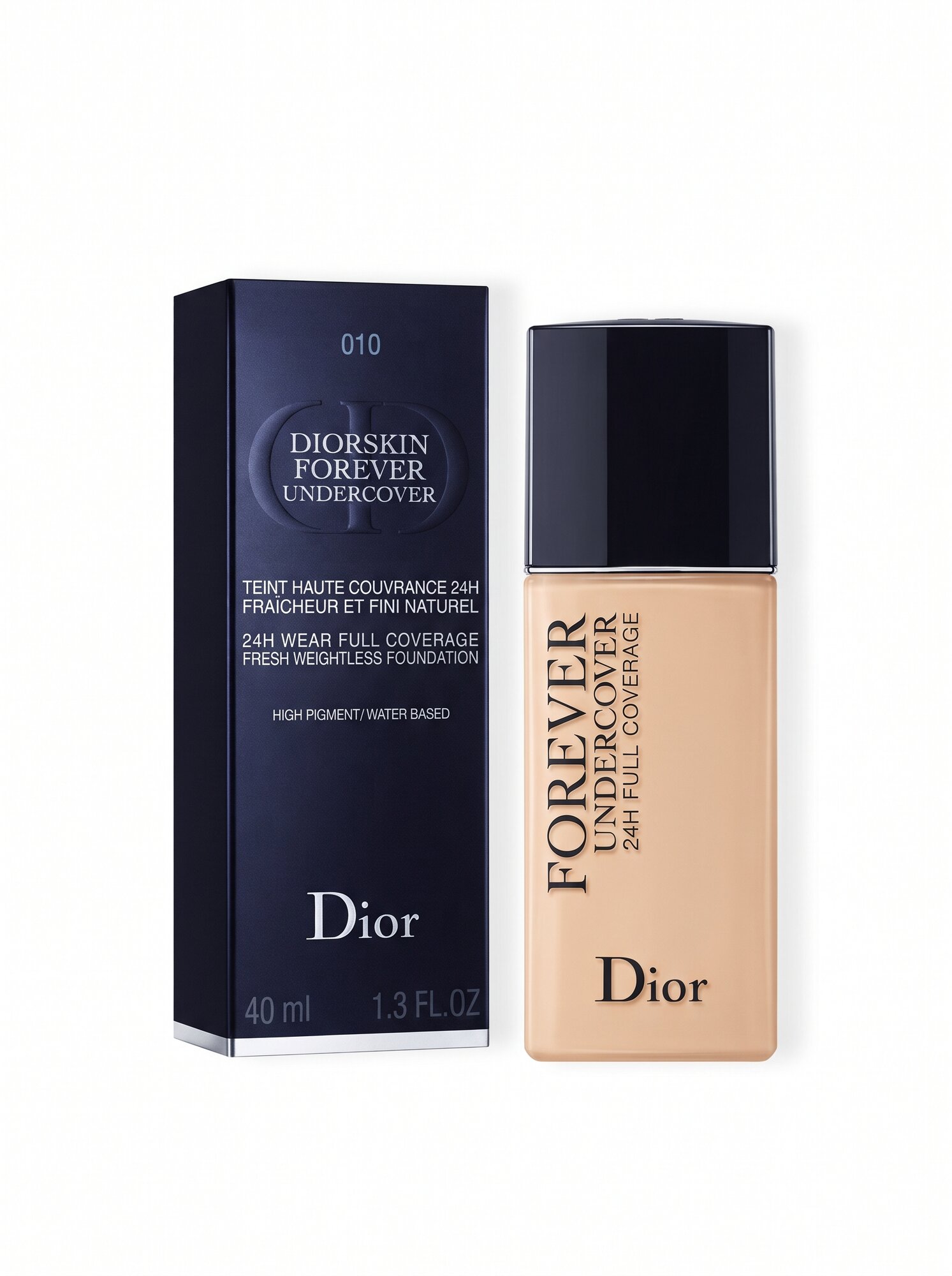 Dior 010 Ivory Forever Undercover Тональный флюид. Франция