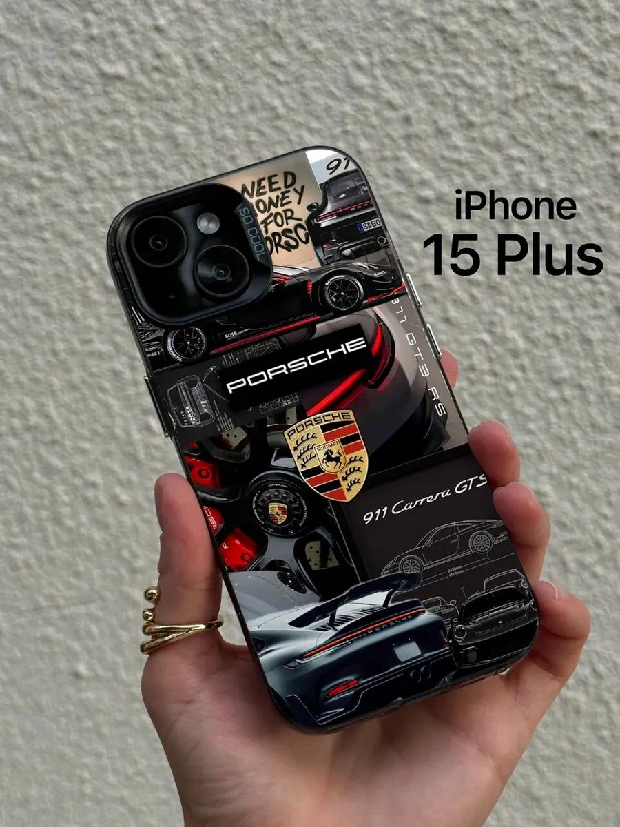 Чехол на iPhone 15 Plus порше