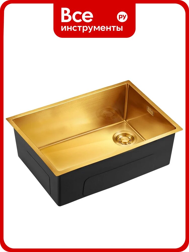 Мойка кухонная EMAR EMB-660(UN) PVD Golden