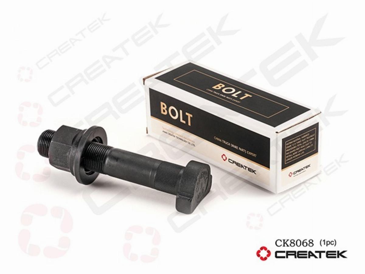 Болт колесный M22*1.5*120 задний с гайкой усиленный MAN/MB/SHAANXI F3000 CK8068 (Createk)