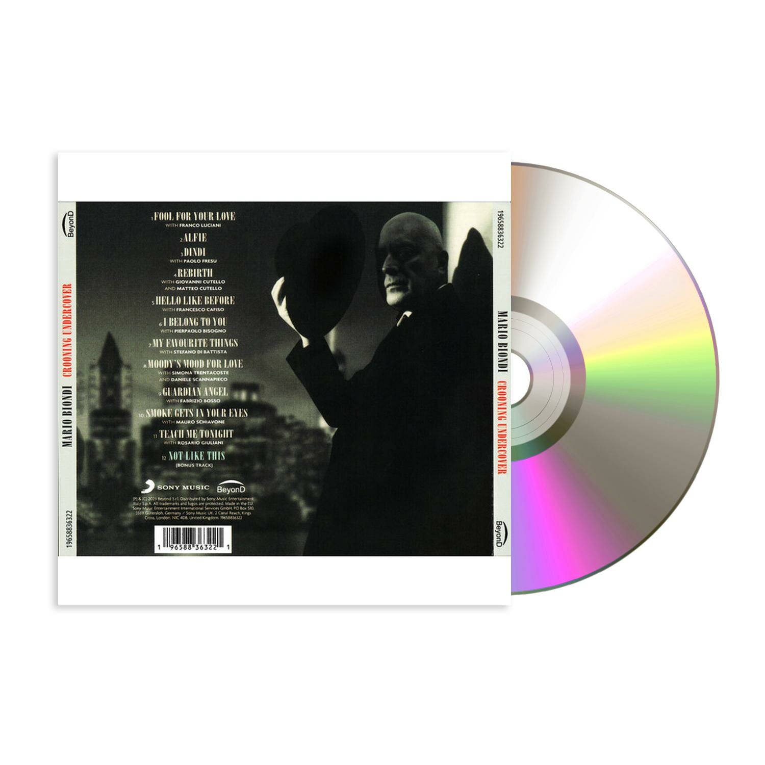Музыка CD Mario Biondi - Crooning Undercover (CD, Album, Unofficial Release, 2024)